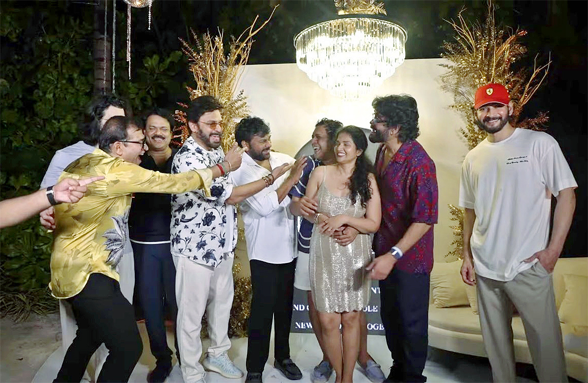 బిజినెస్‌మ్యాన్ బర్త్ డే పార్టీలో చిరు-మహేశ్-వెంకటేశ్ ఫుల్ చిల్ (ఫొటోలు) | Anil Kumar ...